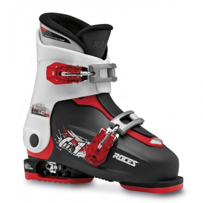 Clapari reglabili copii Roces Idea Up Black/White/Red 2 clape - Skates.ro