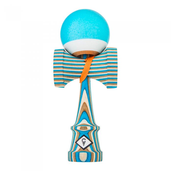 Kendama USA Craft Spectra Blue Reef Saga Shape Blue/White - Skates.ro