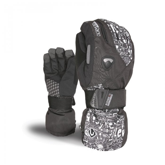 Manusi Snowboard Level Fly Black-white - Skates.ro