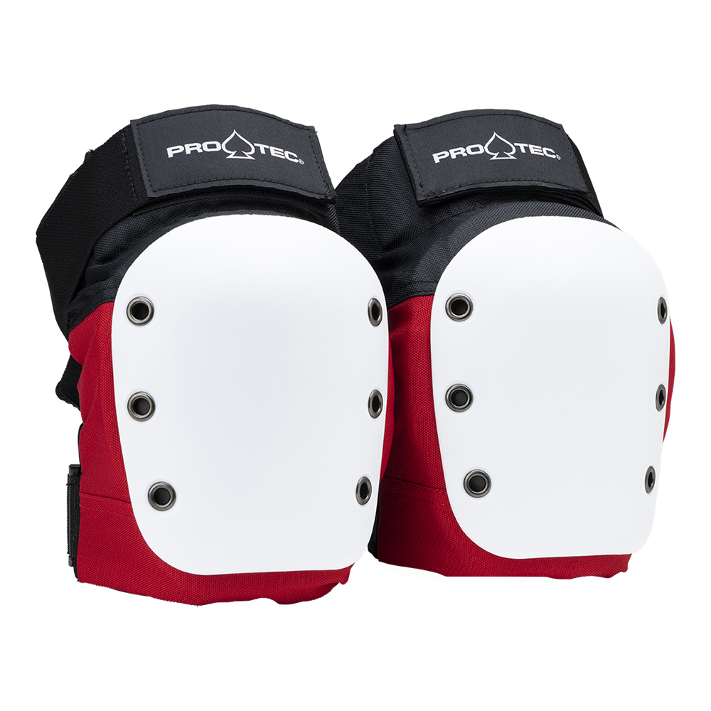 Genunchiere Pro-Tec Street Red/White/Black - Skates.ro
