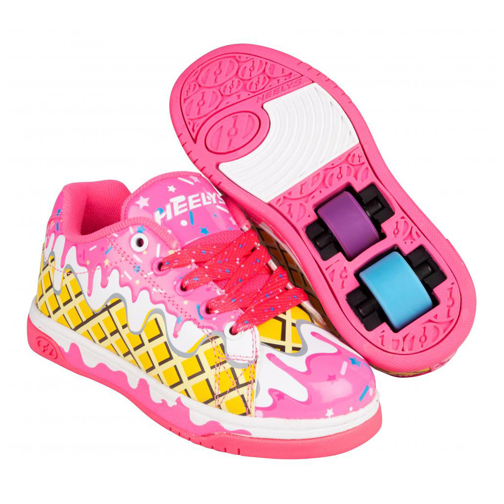 Heelys Split X2 Pink Ice Cream Cone Skates Ro