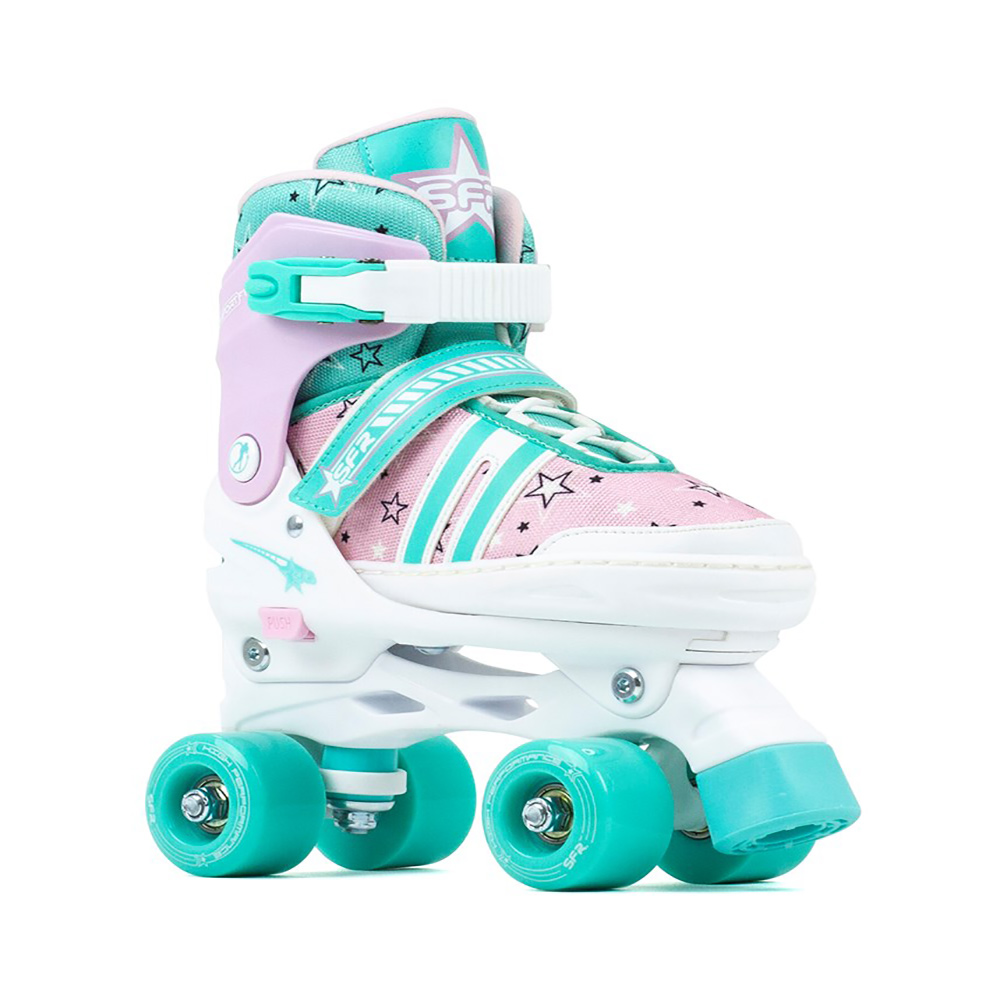Patine cu rotile SFR Spectra Pink/Green - Skates.ro