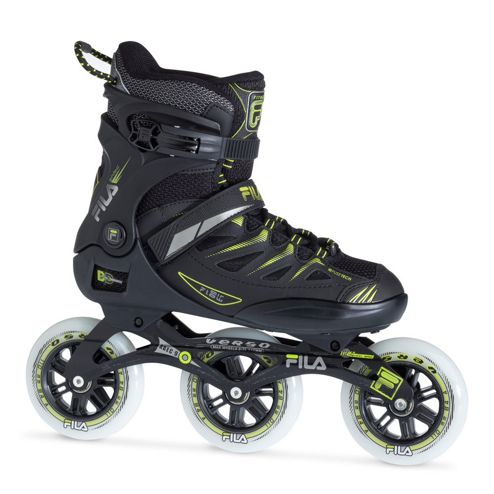 Role Fila Ghibli Verso Black/Lime - Skates.ro