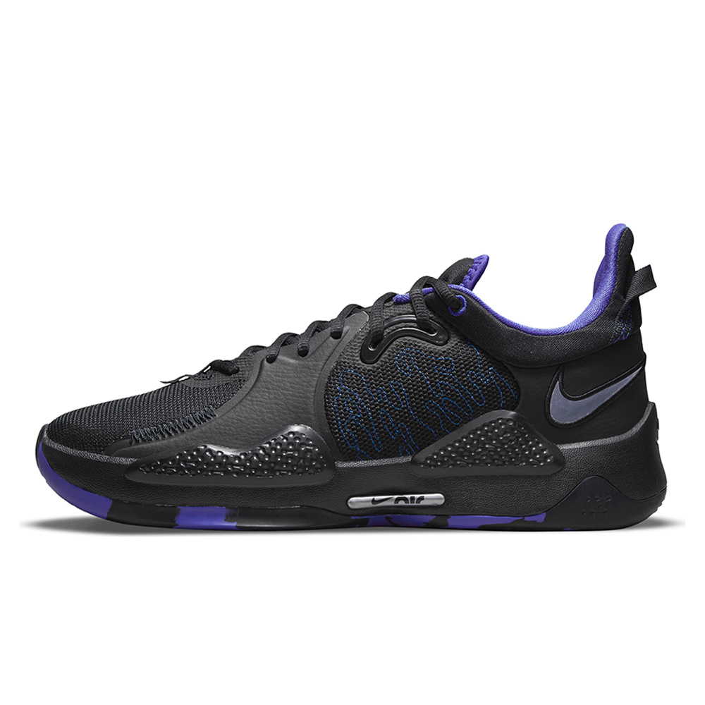 Ghete Baschet Nike PG 5 Black/Lapis/Bright Crimson/Metallic Silver ...