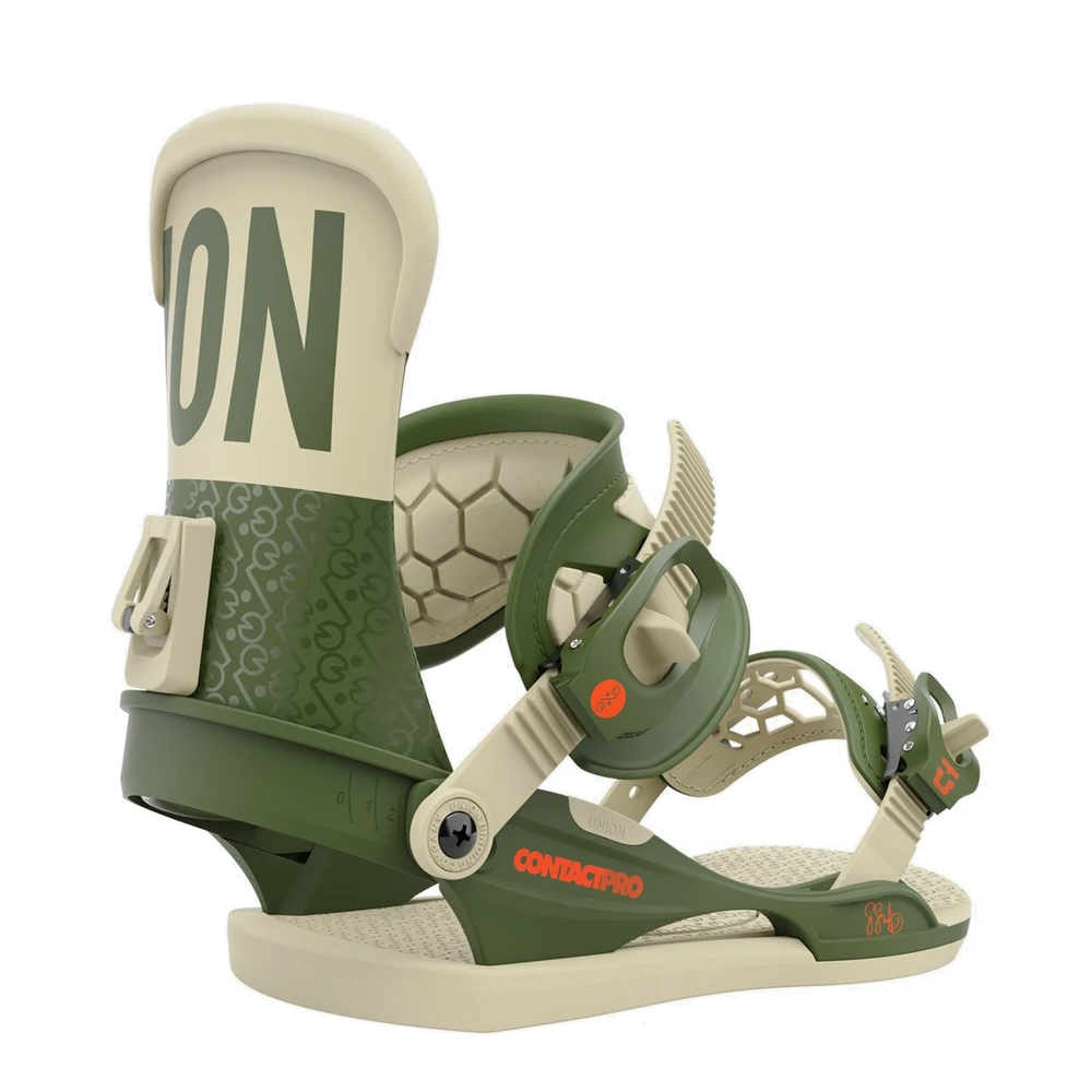 Legaturi snowboard Union Contact Pro Green - Gigi Ruf W21 - Skates.ro