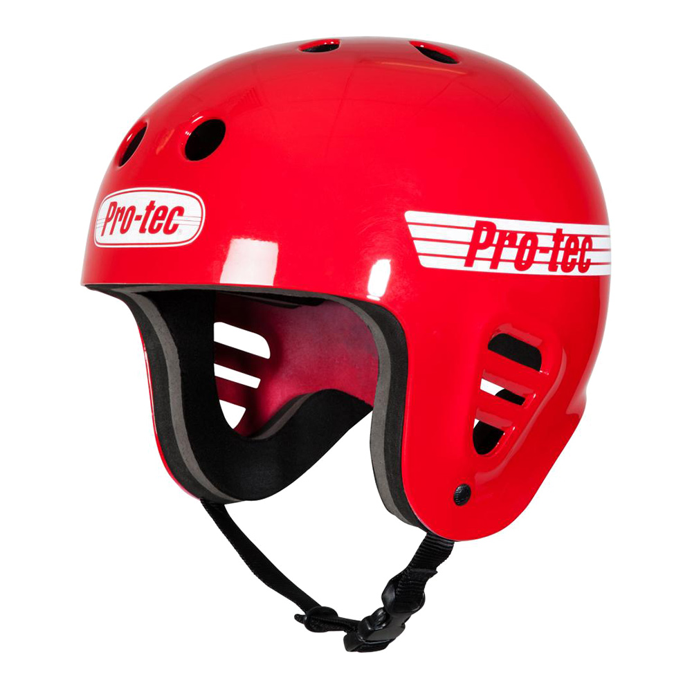 Casca Pro-Tec Water Full Cut Gloss Red - Skates.ro