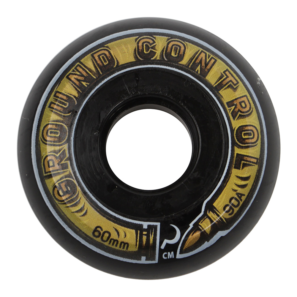 Set 4 Roti Agresive Ground Control CM Bullet 60mm/90a black - Skates.ro