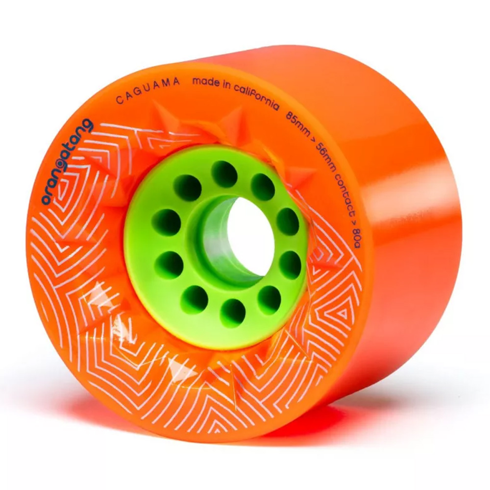 Set 4 roti Longboard Orangatang Caguama 85mm/80a Orange - Skates.ro