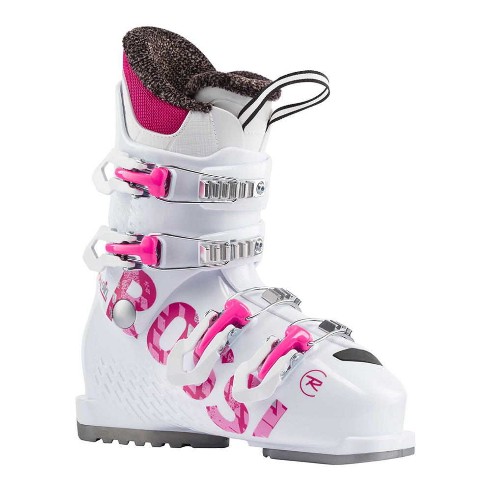 Clapari Rossignol Fun Girl 4 White 22/23 - Skates.ro