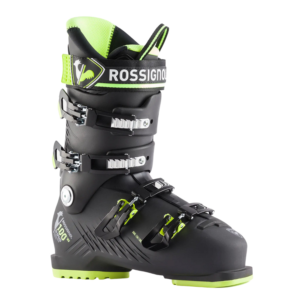 Clapari Rossignol Hi-Speed 100 HV Black/Yellow 22/23 - Skates.ro