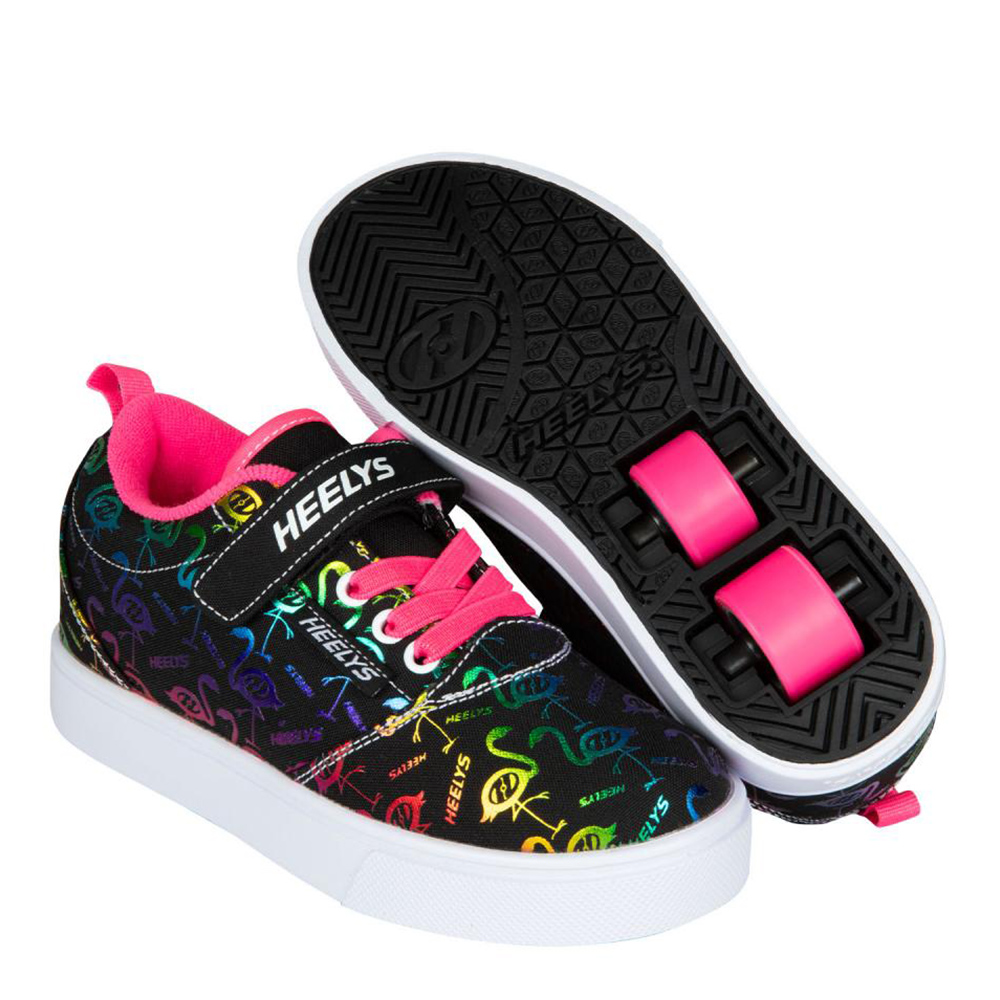 Heelys Pro 20 X2 Black/Pink/Rainbow - Skates.ro