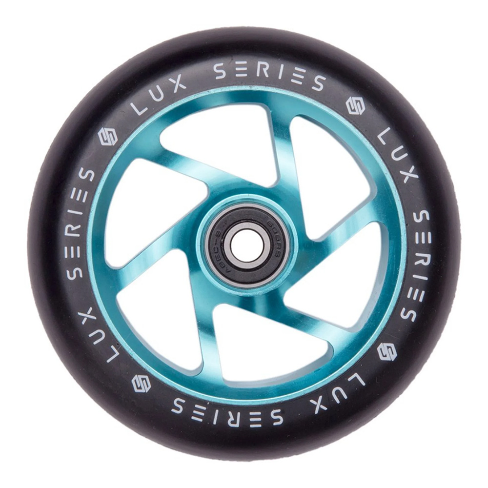 Roata Trotineta Striker Lux Spoked 110mm Teal - Skates.ro