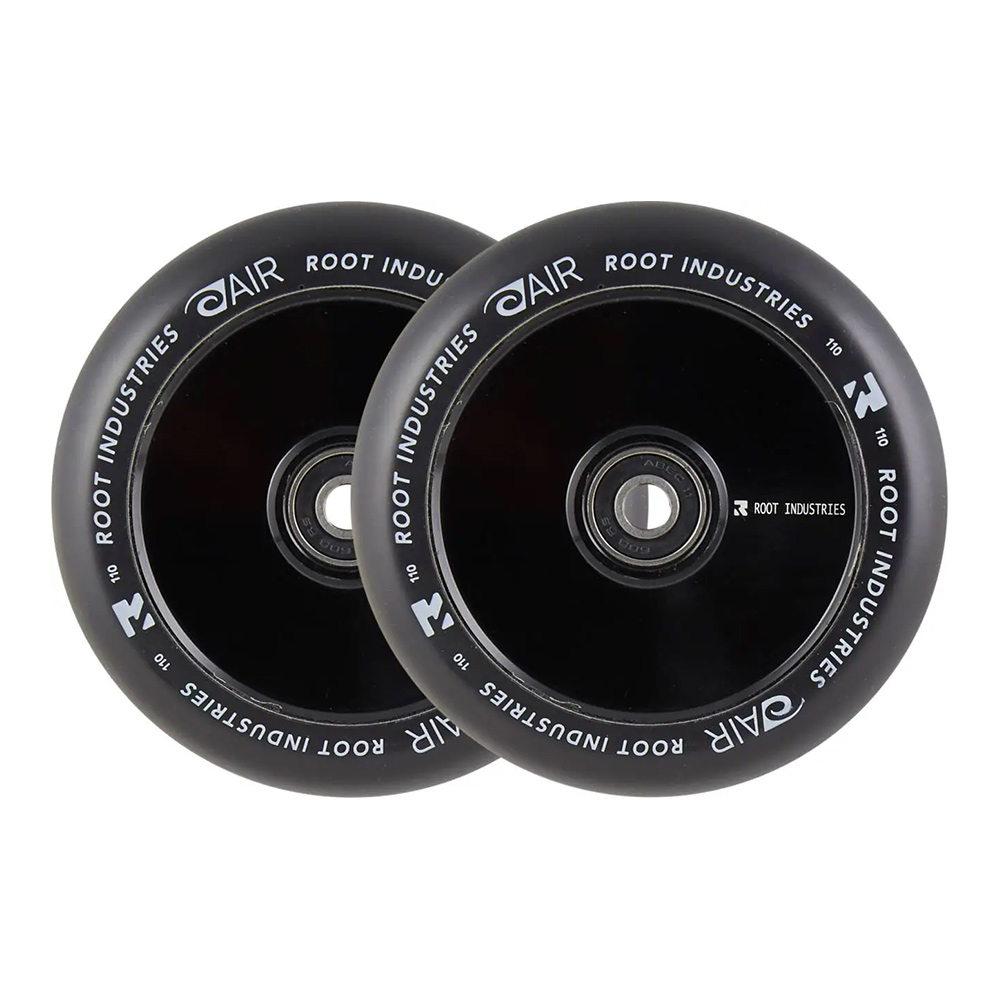 Set 2 roti Trotineta Root Air Black 110mm Black - Skates.ro