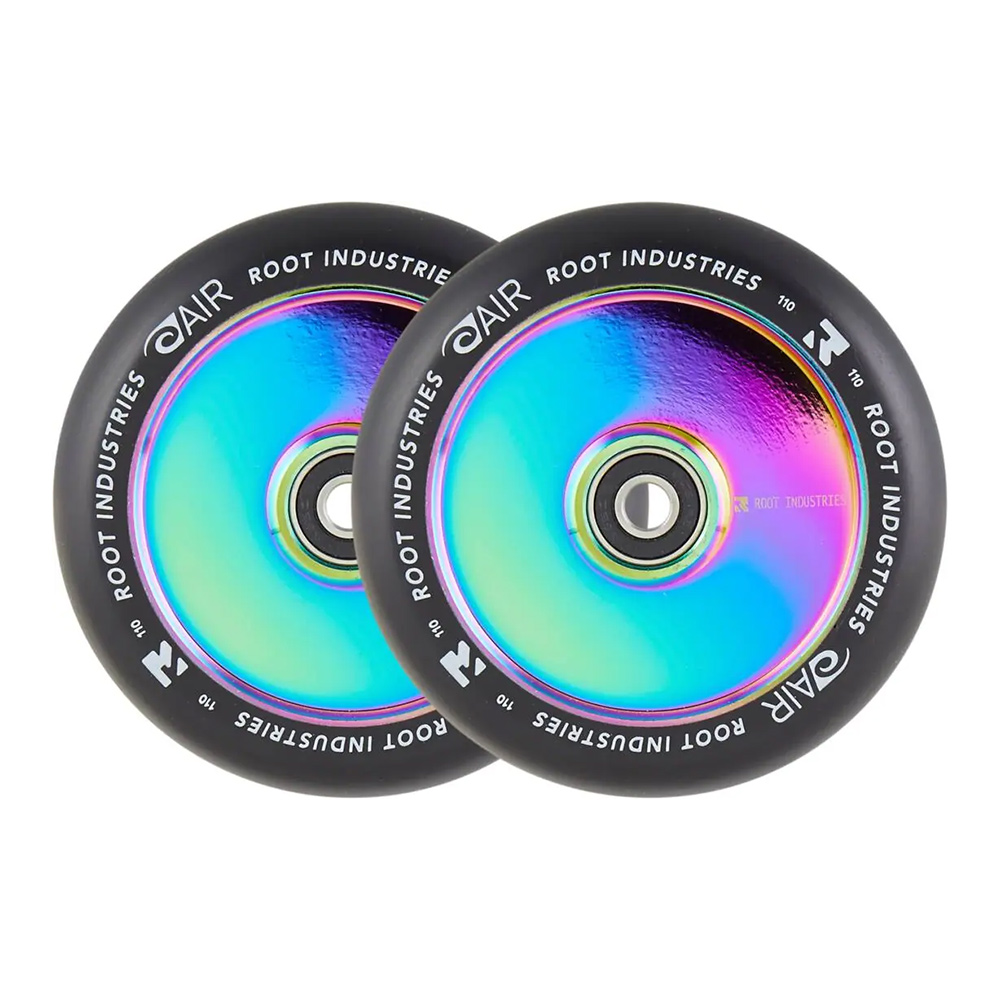 Set 2 roti Trotineta Root Air Black 110mm Neochrome - Skates.ro