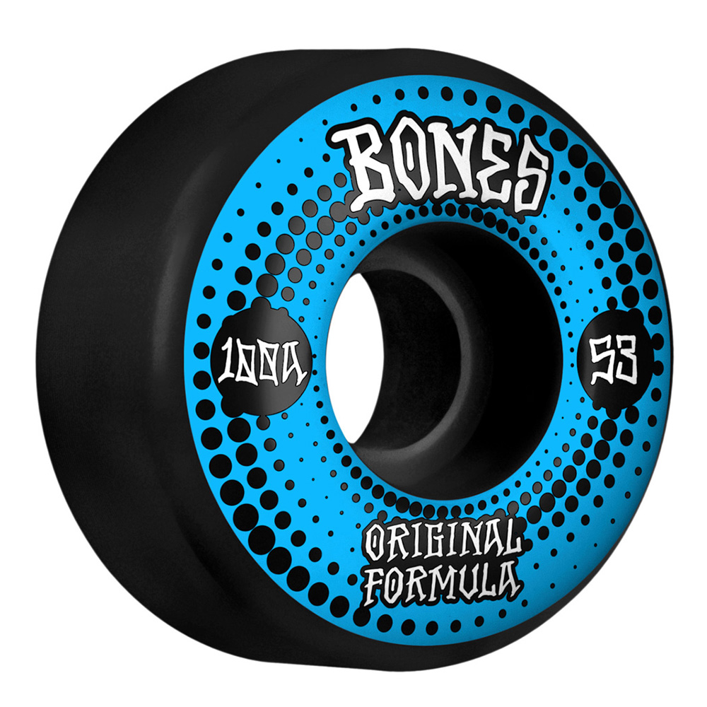 Set 4 roti Skateboard Bones Originals 53mm 100a V4 Wide - Skates.ro