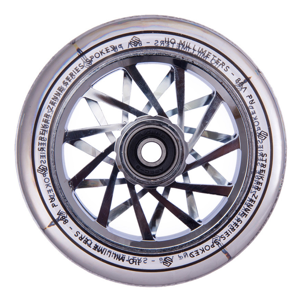 Roata Trotineta Striker 110MM Zenue Series Chrome - Skates.ro