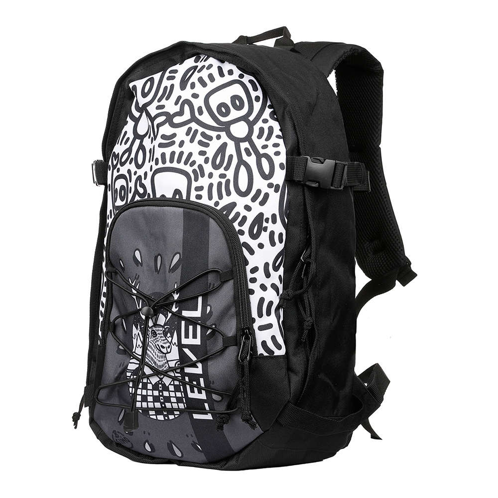 Rucsac Level Multi Use Urban 20lt Black-White - Skates.ro