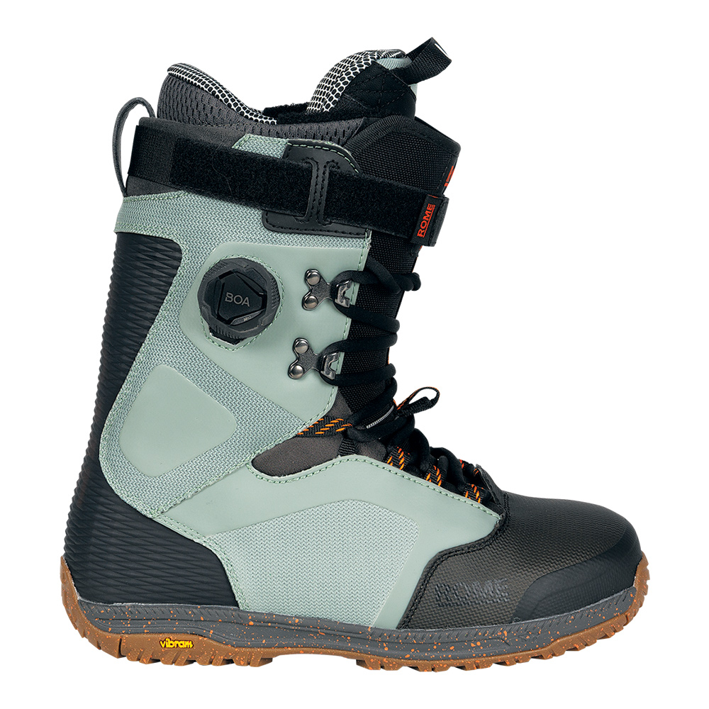 Boots Snowboard Rome Libertine Pro Hybrid Boa Slate Gray/Orange 24/25 ...