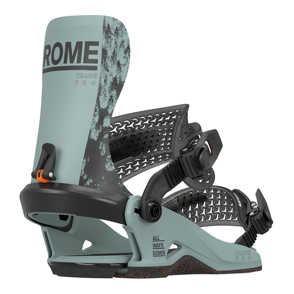 Legaturi snowboard Rome Trace Pro Slate Gray/Orange 24/25 - Skates.ro