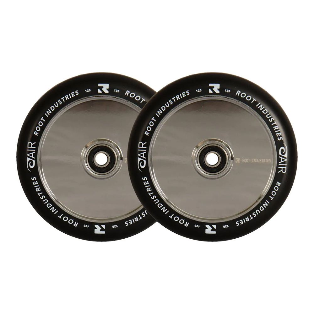 Set 2 roti Trotineta Root Air Black 120mm Mirror - Skates.ro