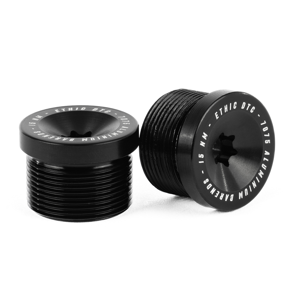 Set 2 Bar Ends Ethic DTC Flush Black - Skates.ro