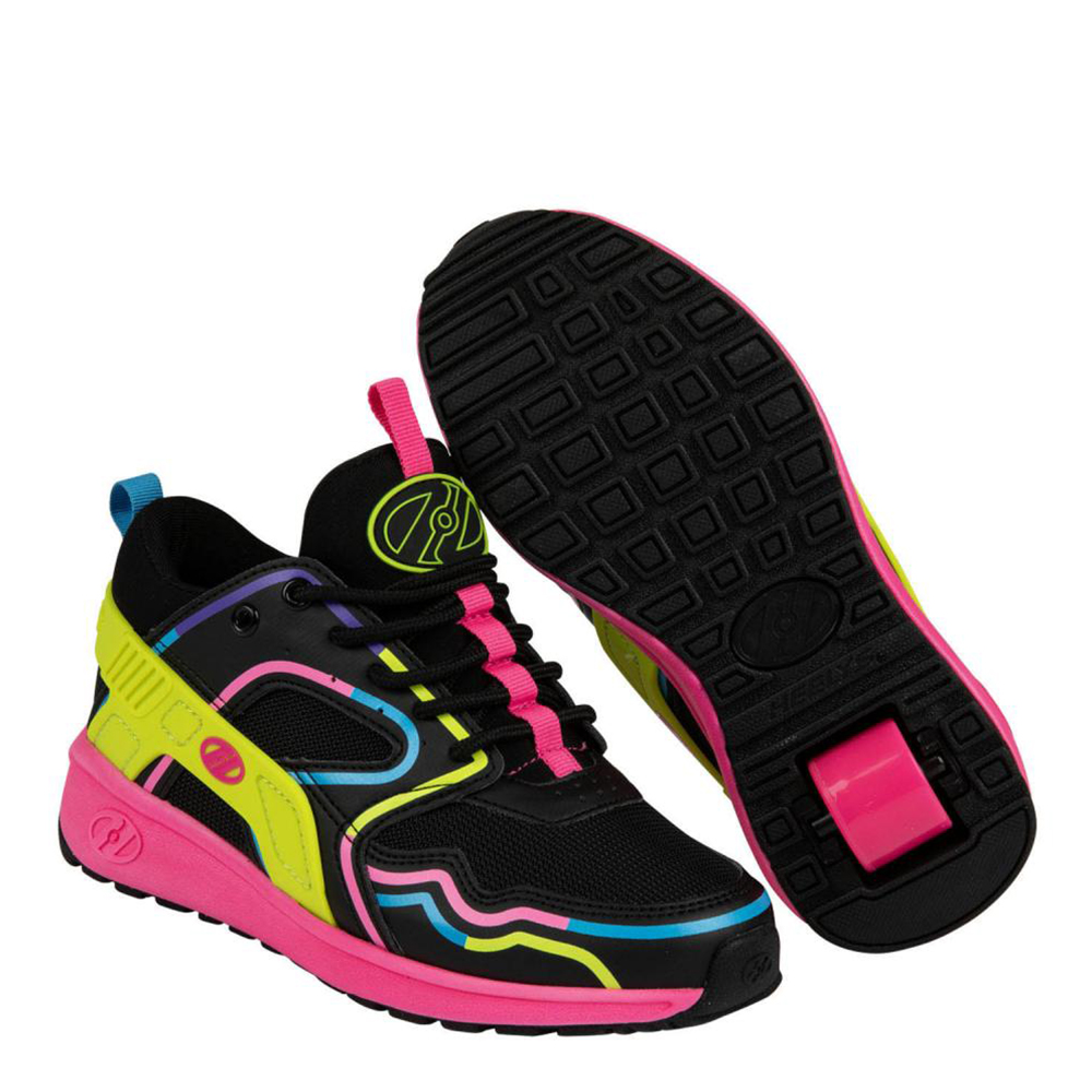 Heelys Force Smooth Black/Pink/Yellow - Skates.ro