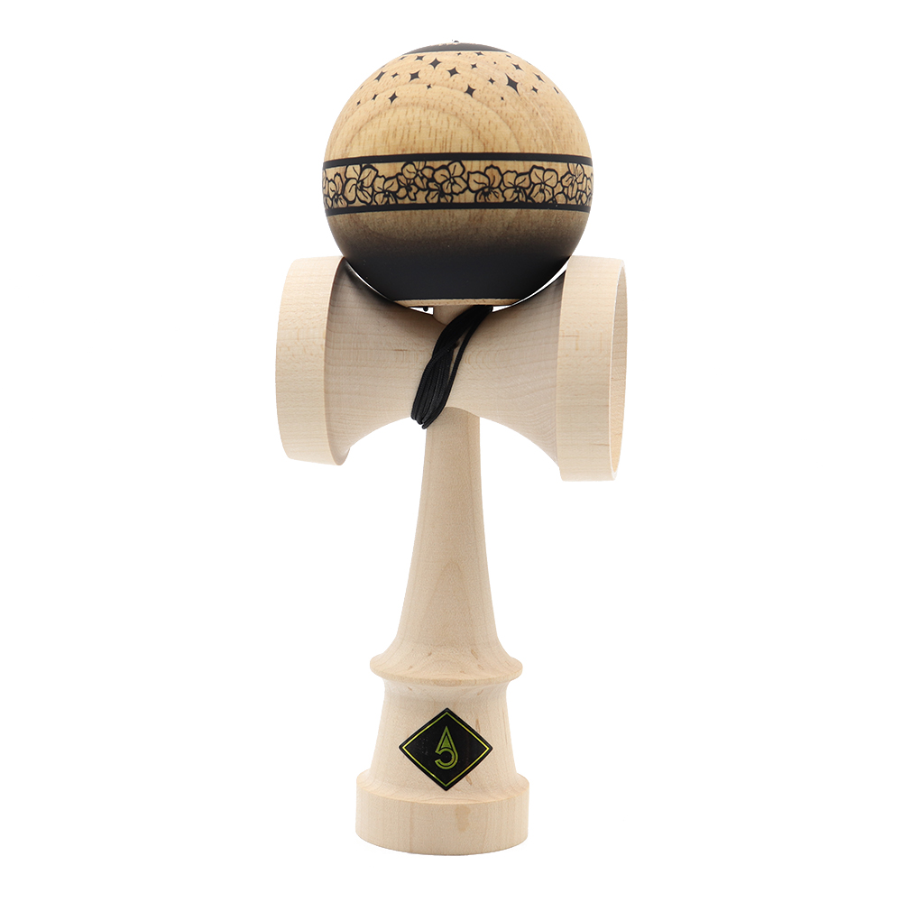 Kendama USA Craft Luna Shape Triple Burn Line Maple - Skates.ro