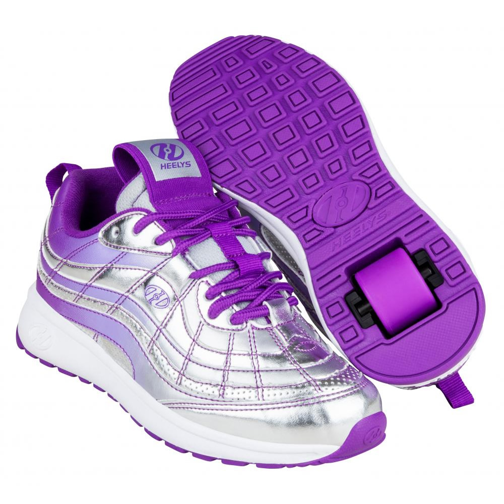 Heelys Nitro Silver/Violet - Skates.ro