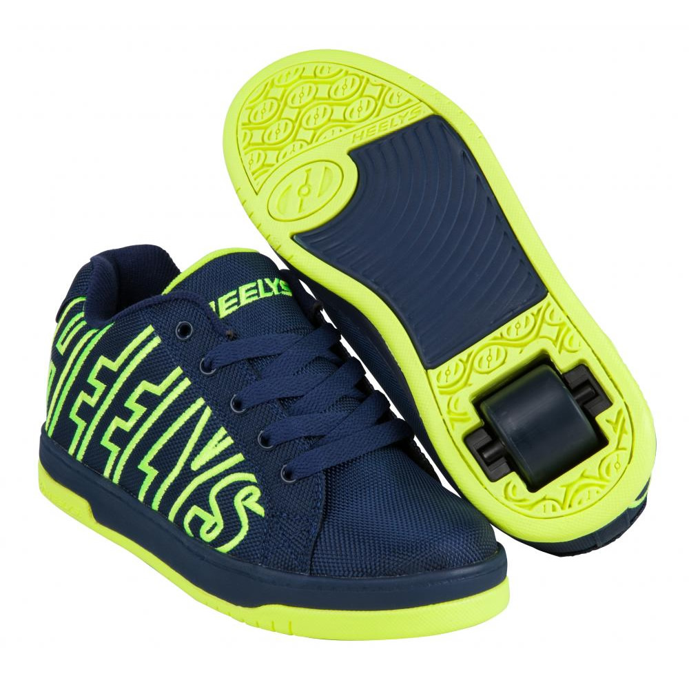 Heelys Split Navy/Bright Yellow - Skates.ro