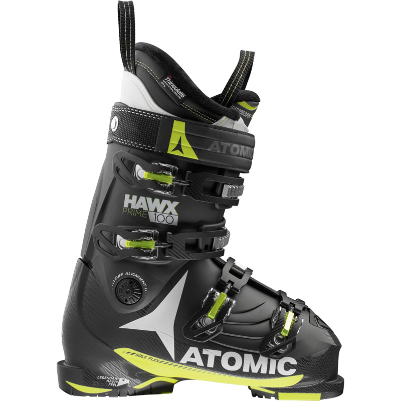 Clapari Atomic HAWX Prime 100 Black/Light Green - Skates.ro
