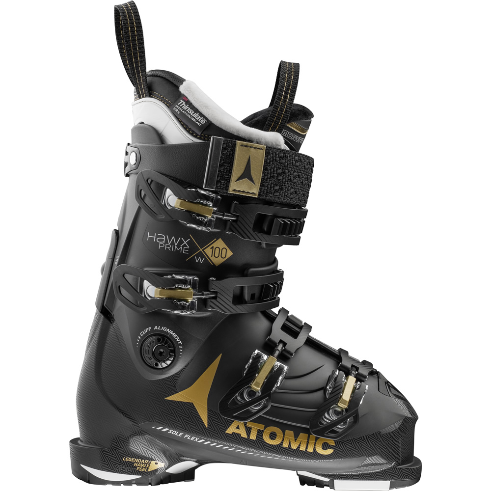Clapari Atomic Prime 100 W Black/Gold - Skates.ro