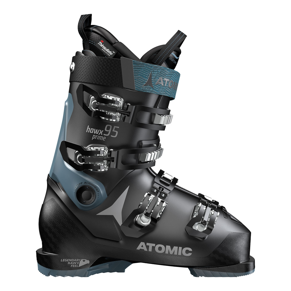 Clapari Atomic Hawx Prime 95 W Black/Denim Blue - Skates.ro