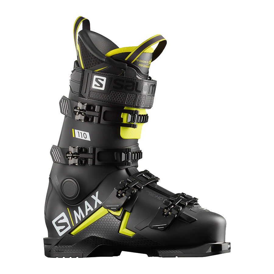 Clapari Salomon S/Max 110 Black/Acid Green/White - Skates.ro