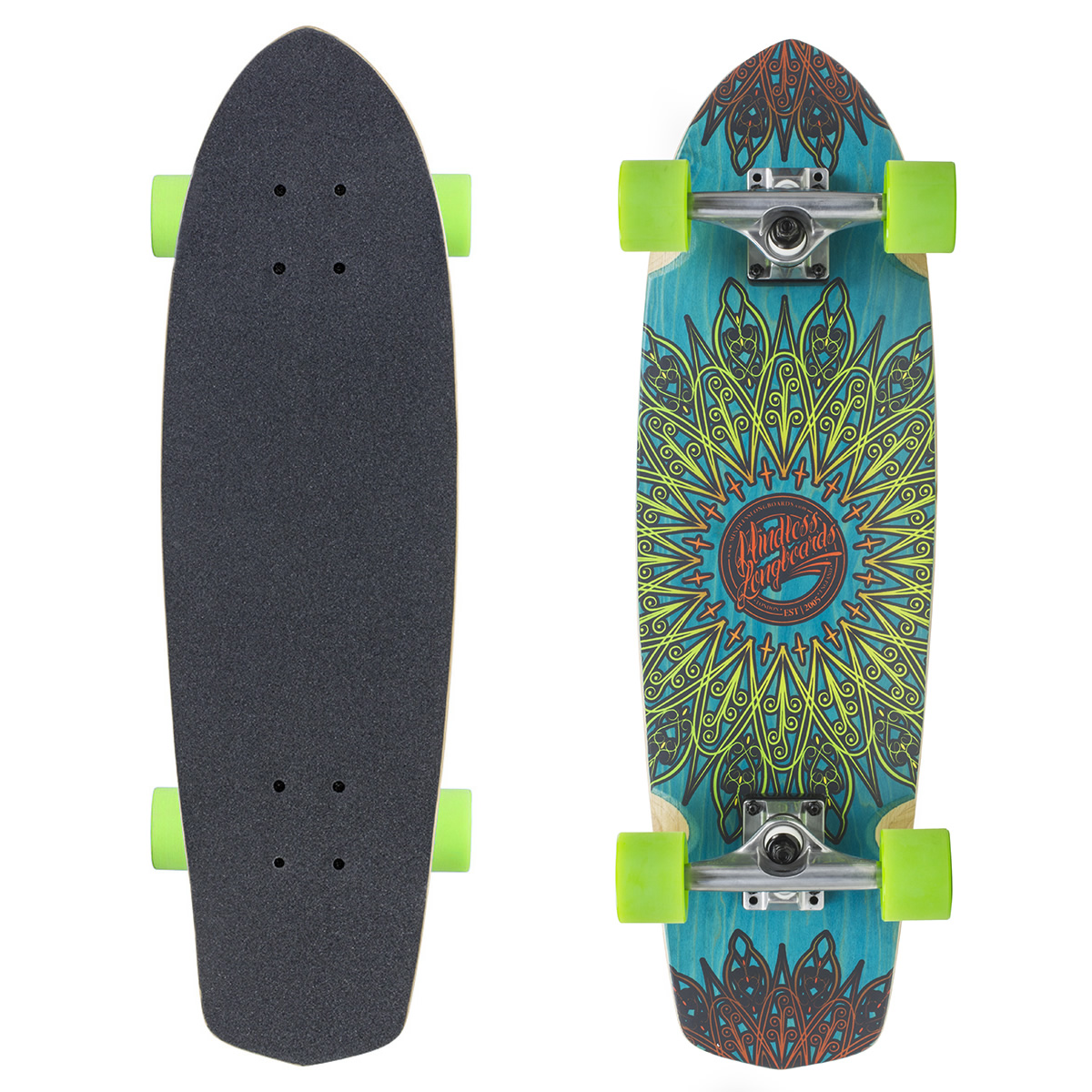 Cruiser Mindless Longboards Mandala Blue - Skates.ro
