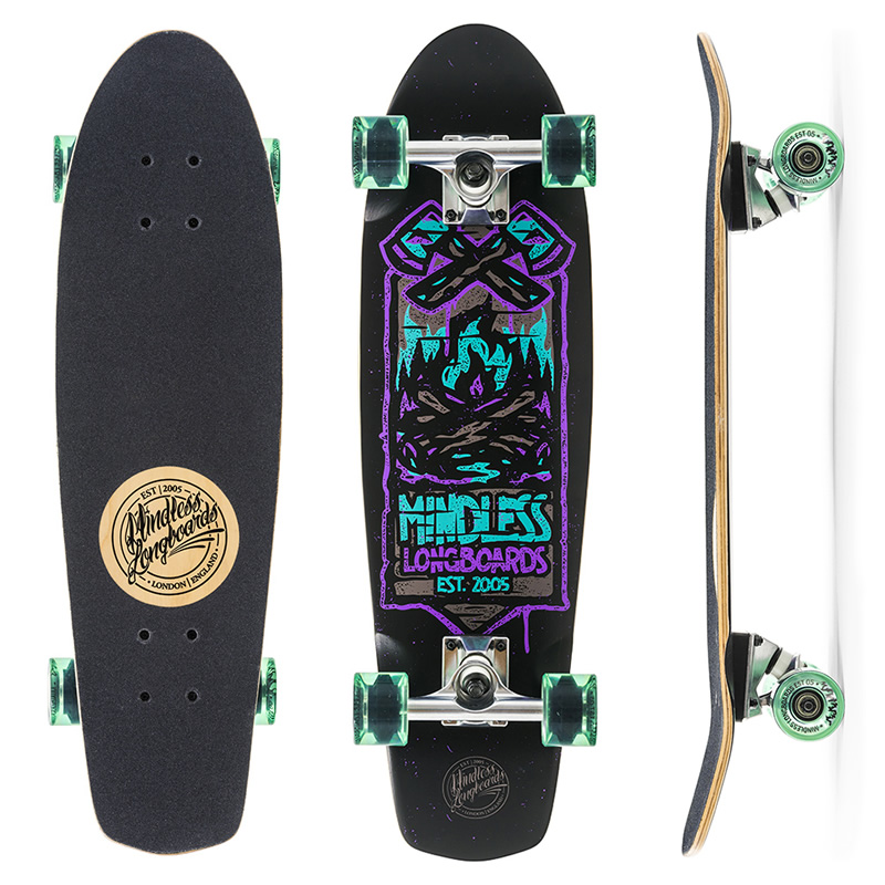 Cruiser Mindless Longboards Campus IV Purple 28inch/71cm - Skates.ro