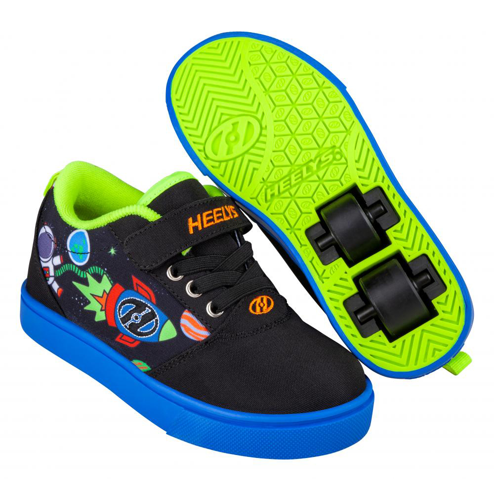 Heelys Pro 20 X2 Black/Blue/Olympic Yellow Space - Skates.ro