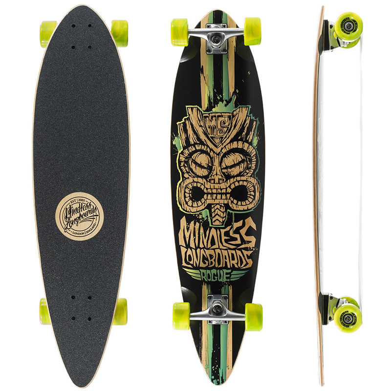 Longboard Mindless Longboards Tribal Rogue II LE green 38inch/96cm ...