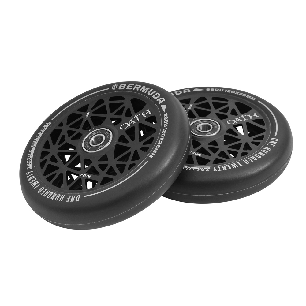 Set 2 Roti Trotineta Oath Bermuda 120mm Black - Skates.ro