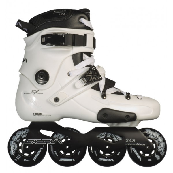 Role SEBA FR1 80 White - Skates.ro