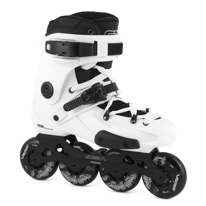 Role SEBA FR1 80 White - Skates.ro