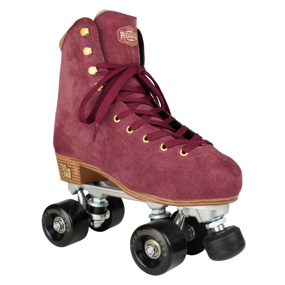 Patine cu rotile Rookie Classic Suede Burgundy - Skates.ro