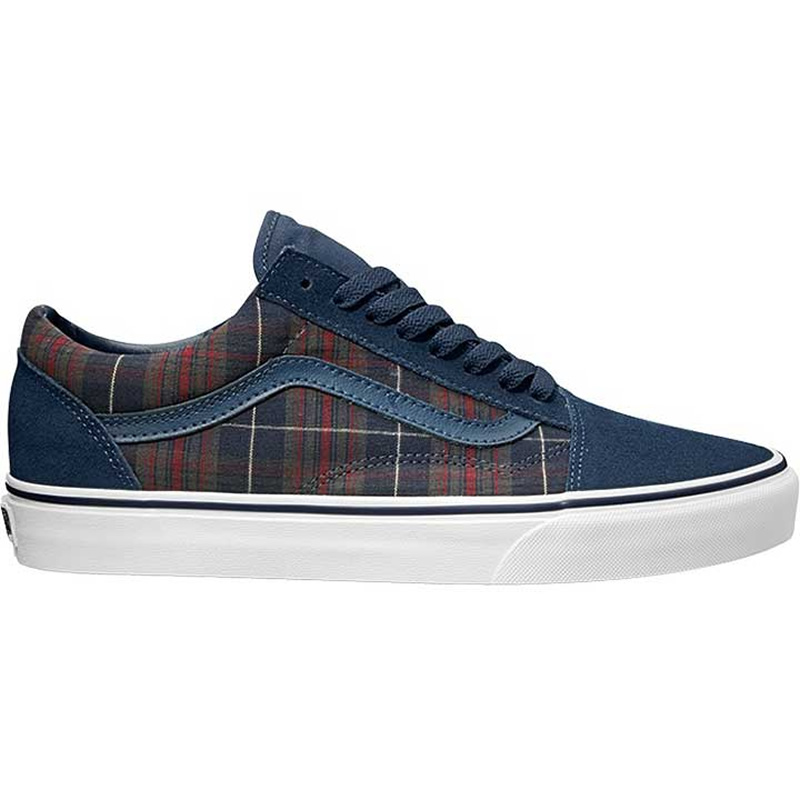 Shoes Vans Old Skool Distressed plaid dress blues - Skates.ro