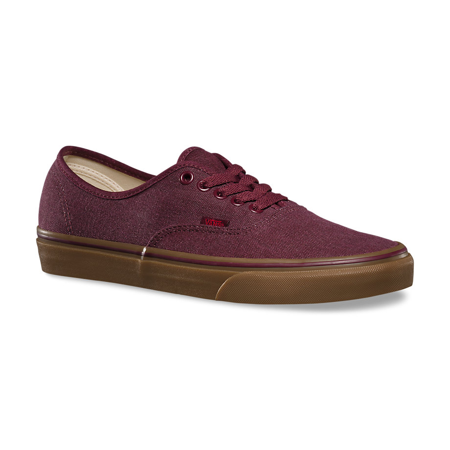Shoes Vans Authentic Washed Canvas Port Royale/Gum - Skates.ro