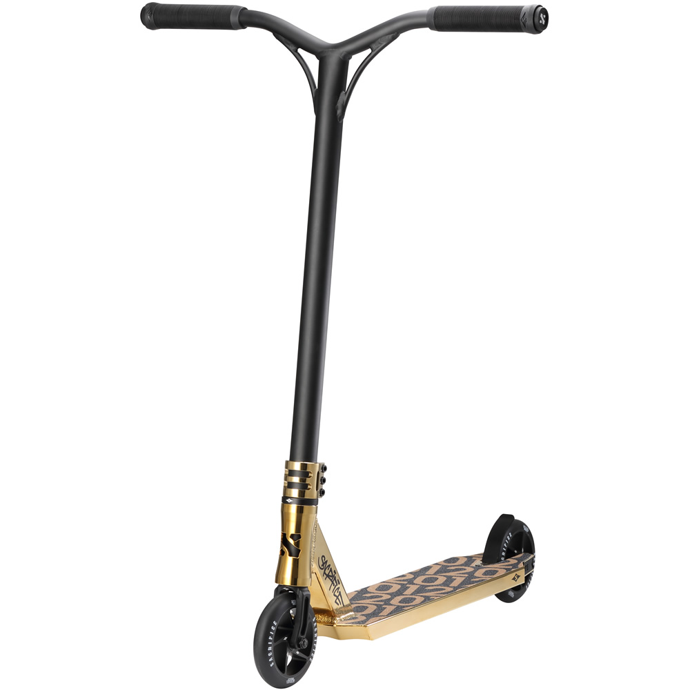 Trotineta Sacrifice Scooters Flyte 120 Neo Chrome Gold - Skates.ro