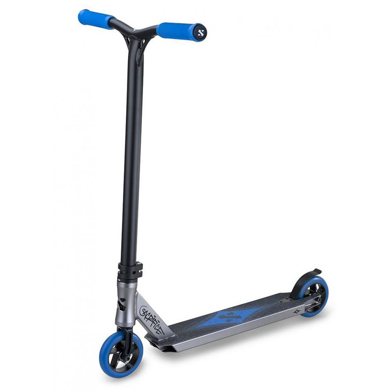 Trotineta Sacrifice Scooters Flyte 100 Titanium/Blue - Skates.ro